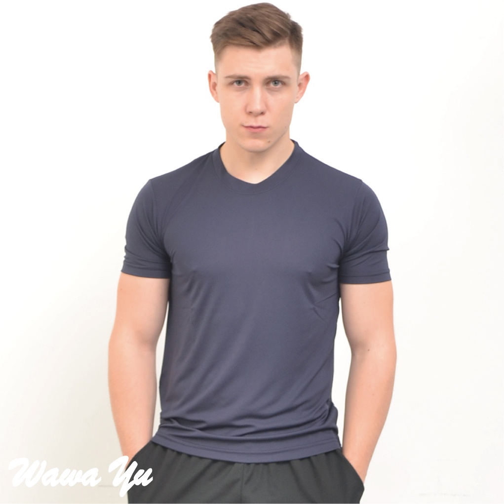 運動素色T恤(布料超細款)-男中性版-丈青色 (尺碼XS-3XL) (現貨-預購) [Wawa Yu品牌服飾] | 蝦皮購物