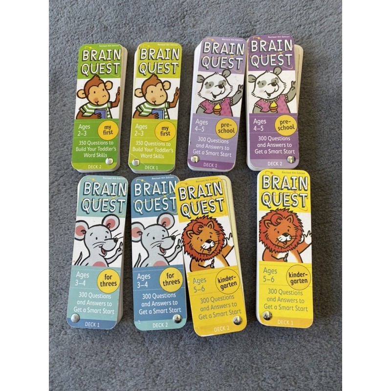 Brain quest 口語練習共八小本 | 蝦皮購物