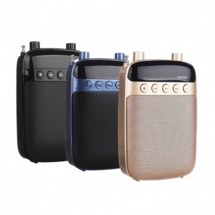 KINYO TDM-90 多功能擴音器 多功能耳麥式擴音器 收音機 深海藍/經典黑/閃耀金色 | 蝦皮購物