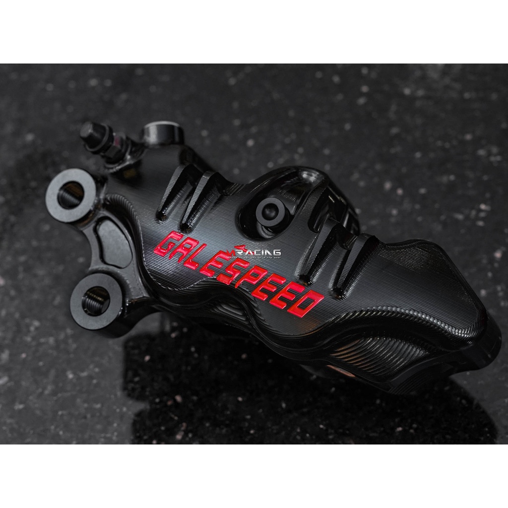 【炫富精品】日本🇯🇵GALESPEED 對四卡鉗 黑底紅字/BREMBO/CNC對四 | 蝦皮購物