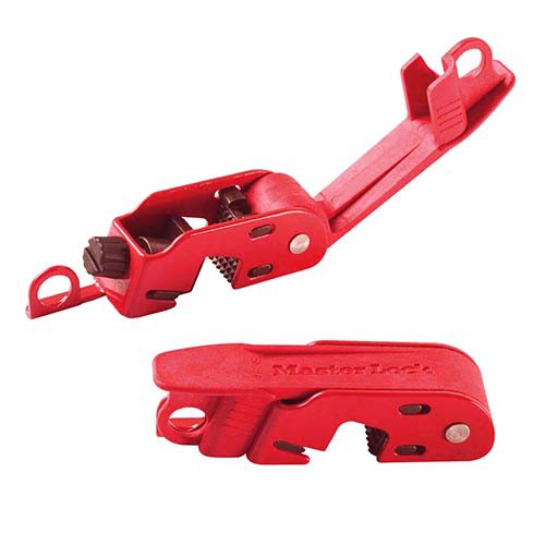 【原艾國際】瑪斯特Master Lock-493B 斷路器鎖具(小)*鎖定電氣/無溶絲開關 工業用鎖 | 蝦皮購物
