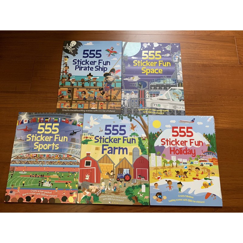 全新 555 Sticker Fun 系列 貼紙遊戲書 | 蝦皮購物