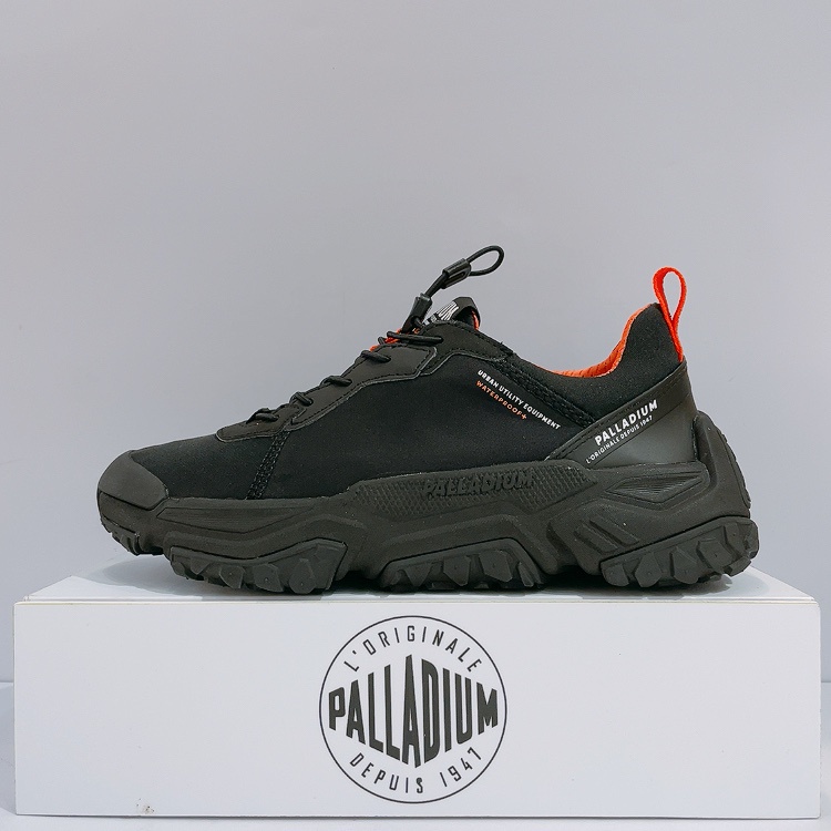 PALLADIUM OFF-GRID LO WP+ 男女款 黑色 低筒 防水 輪胎底 雨鞋 休閒鞋 77332-001 | 蝦皮購物
