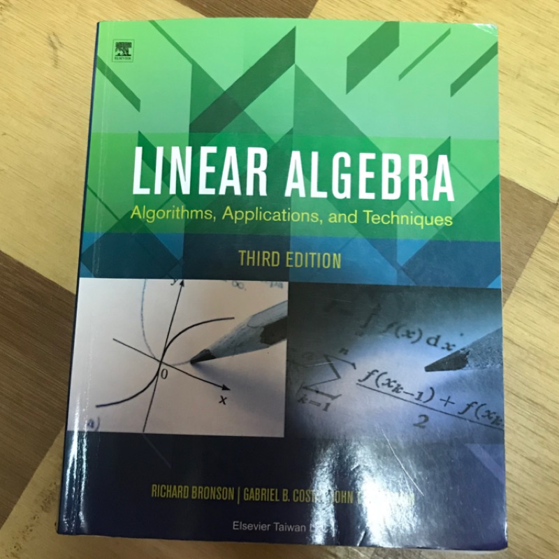 Linear Algebra ― Algorithms, Applications, and Techniques | 蝦皮購物