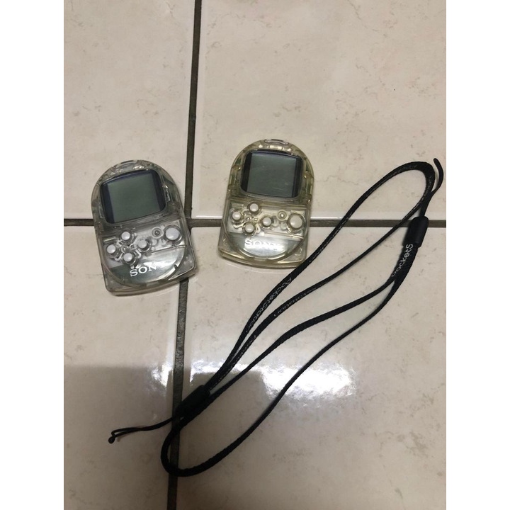 ★少見★ 透明款 SONY PS主機專用液晶顯示記憶卡 PDA PocketStation 二台一起賣。 | 蝦皮購物
