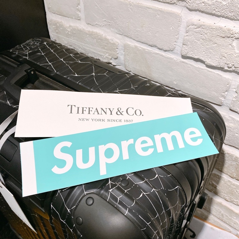 全新現貨 21 Supreme®/Tiffany & Co. Box Logo Sticker | 蝦皮購物