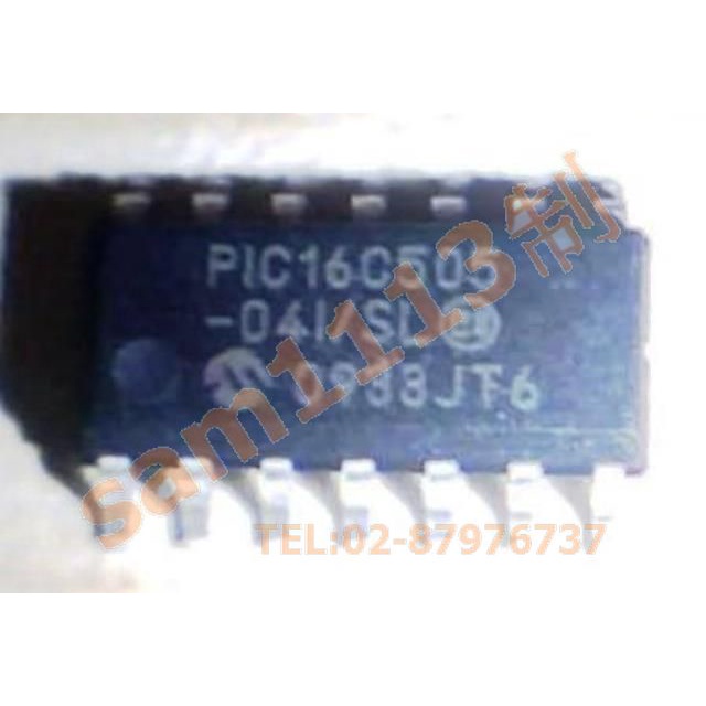 113單晶片 PIC16C505 -04I/SL SOP-14 MICROCHIP 1K微控 16C505 >>2個 | 蝦皮購物
