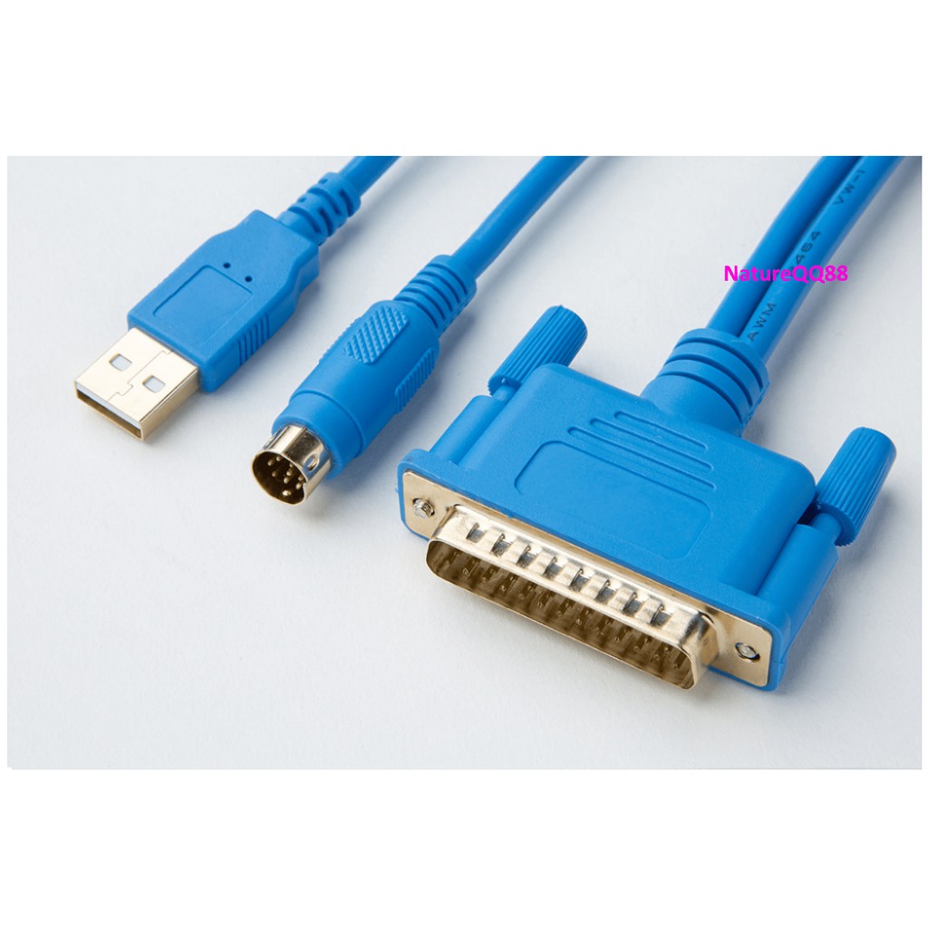 三菱 PLC 編程電纜 傳輸線 下載線 USB-SC09 適用 FX / A系列 支援WIN7/8/10 XP | 蝦皮購物