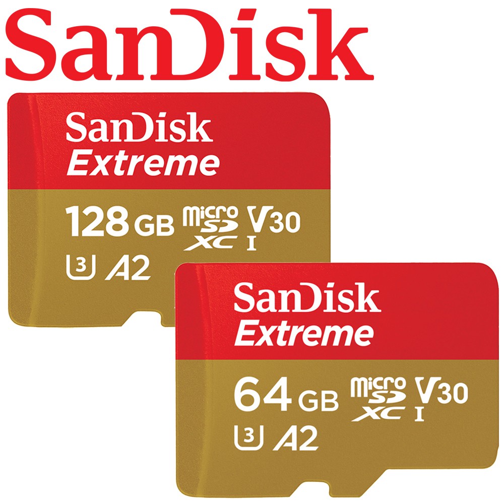 可FAT32 公司貨 SanDisk 128GB 64GB Extreme microSDXC TF 記憶卡 32G | 蝦皮購物