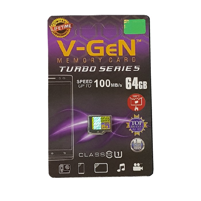 Micro SD V-GEN 64GB Turbo 系列 MicroSD Vgen 64GB 10v GEN NA 級 | 蝦皮購物