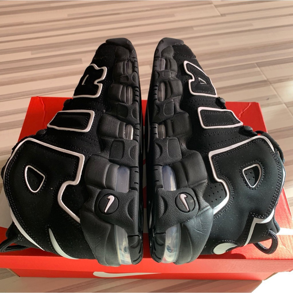 全新正品 Nike Air More Uptempo Black White 籃球鞋 黑白 414962-002 | 蝦皮購物