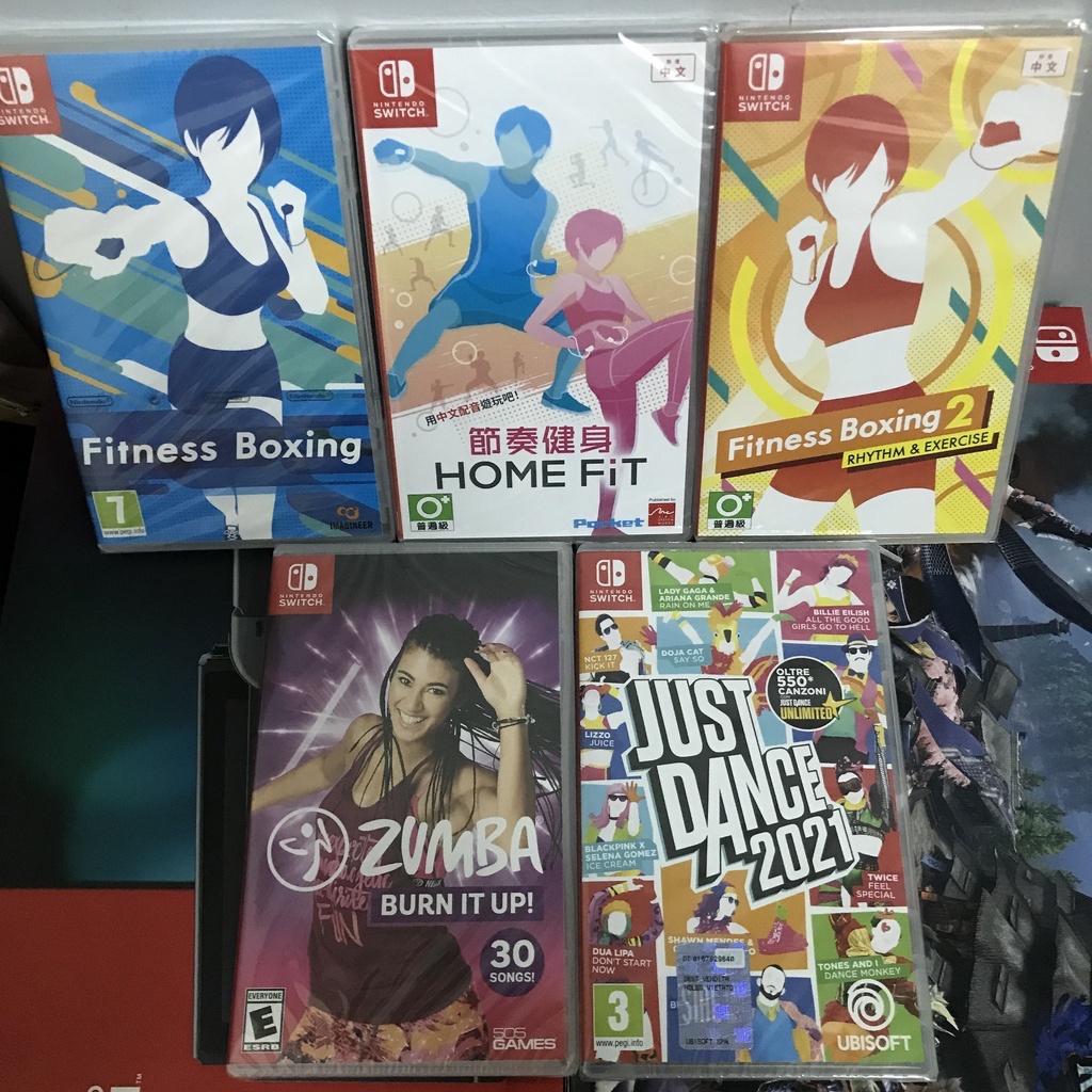 【良夥電玩】全新現貨 NS 任天堂 Switch 健身/減重拳擊 初音未來 dance 舞力全開 2024 Zumba | 蝦皮購物