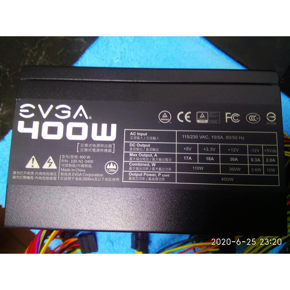 艾維克 EVGA 400W 電源供應器 (100-N1-0400) | 蝦皮購物