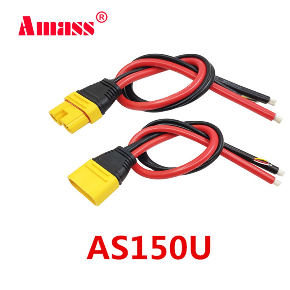 Amass AS150U 70A 鍍銅公/母插頭連接器電阻適配器電纜,用於 RC 賽車無人機 FPV 模型備件 | 蝦皮購物