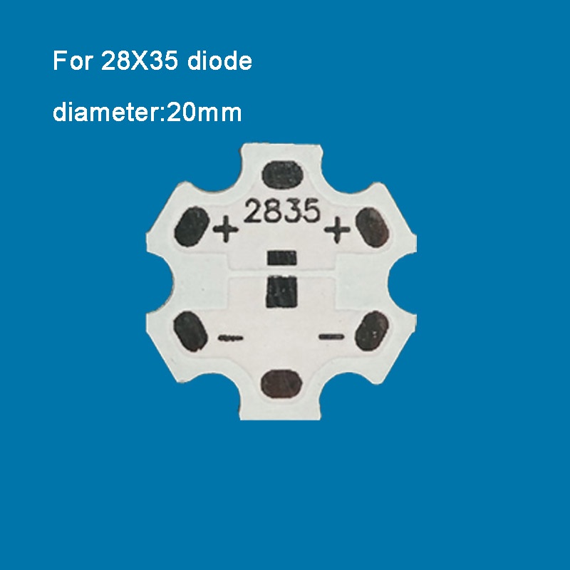10個 50個 20mm LED PCB板 鋁基板散熱器, 用於 燈珠 2835 3030 3535 5050 RGB | 蝦皮購物