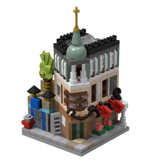 [LEGO][MOC][樂高][創作]迷你街景 10297 精品酒店 Mini Boutique Hotel 369片 | 蝦皮購物