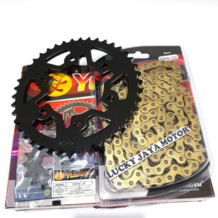 齒輪組 girset chainkit gir 組齒輪組鏈條套件鏈條 vixion lama old YZK vixio | 蝦皮購物