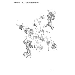 ~永銓工具~牧田MAKITA DHP458震動電鑽起子機 左牙螺絲M6*22#11#28#J5-1#251468-5 | 蝦皮購物