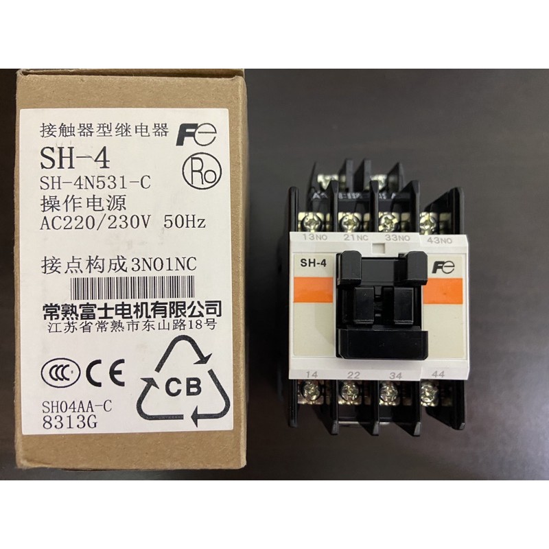全新 原裝富士接觸器型繼電器 SH-4 | 蝦皮購物