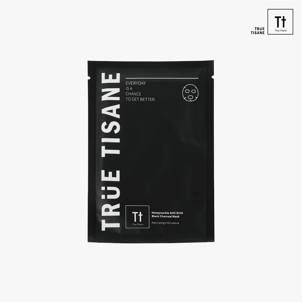 Tt 醫美級金銀花控油竹炭面膜單片｜控油抗痘 緊緻毛孔【TRUE TISANE】 | 蝦皮購物