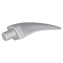 樂高 LEGO 淺灰色 牙齒 大角 刺 倒鉤 大爪子 87747 6270096 Gray Barb Claw Horn | 蝦皮購物