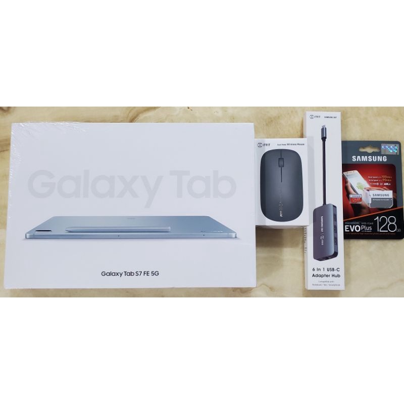 SAMSUNG Galaxy Tab S7 FE 5G SM-T736 星動綠主機鍵盤套裝組，原廠公司貨，全新未拆封 | 蝦皮購物