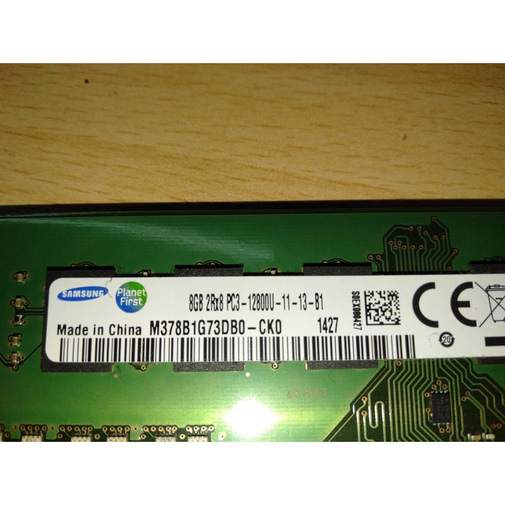 二手 三星 Samsung DDR3 8GB 2Rx8 PC3-12800U 桌機雙面記憶體 | 蝦皮購物