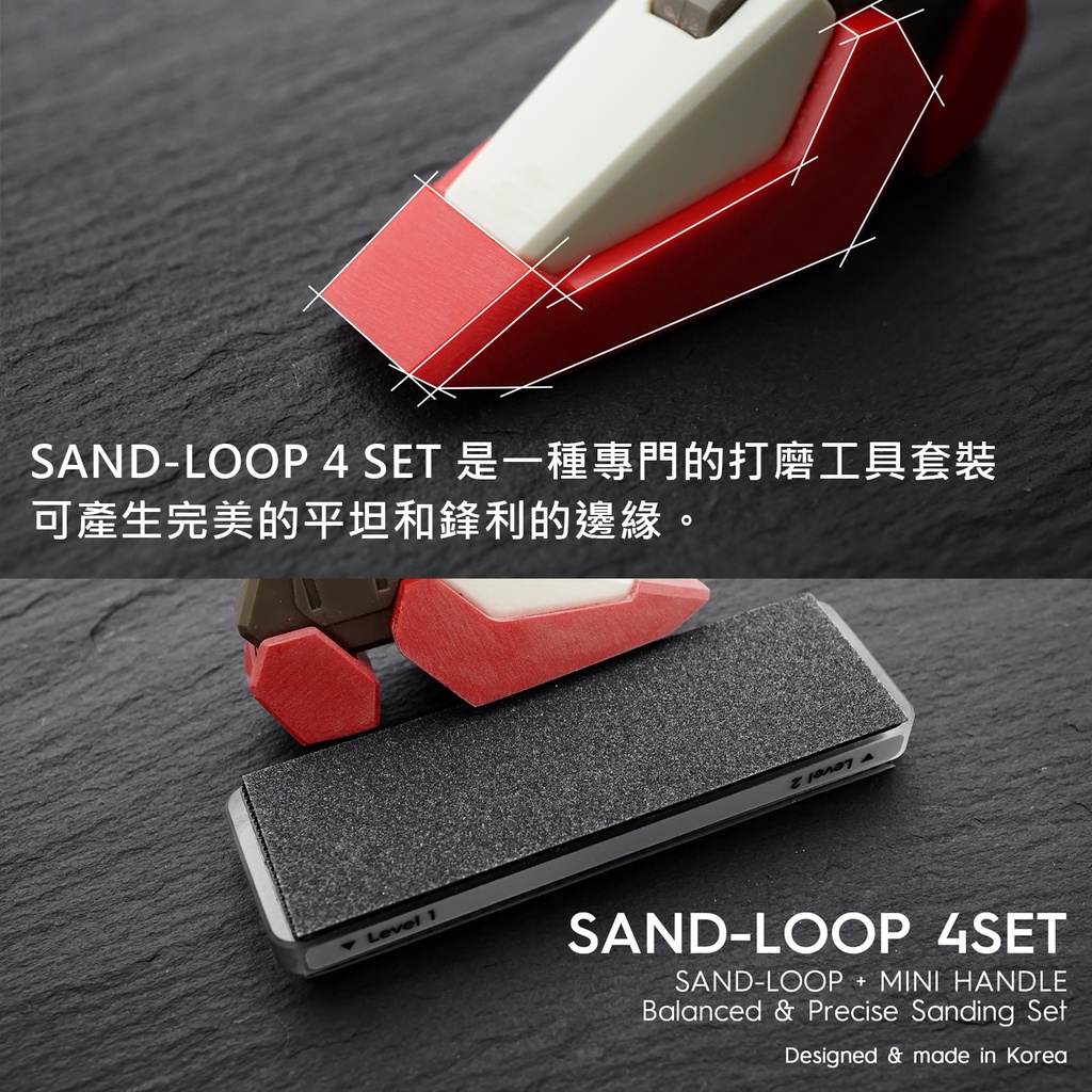 【錢錢抱歉】GUNPRIMER SAND-LOOP FLAT 高耐久水砂紙 打磨板 砂紙單售 組裝模型 | 蝦皮購物