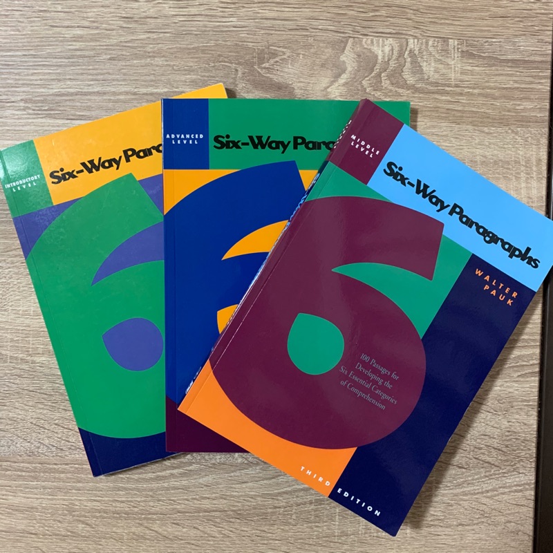 Six-Way Paragraphs三本合售 | 蝦皮購物
