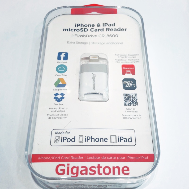 Gigastone i-FlashDrive MicroSD Apple讀卡機 CR-8600 CR8600 | 蝦皮購物