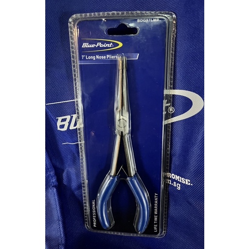Blue -point美國藍點，(BDG97LMPZ)7”小型加長細尖嘴鉗,夾臂有開闔彈簧，全新品。 | 蝦皮購物