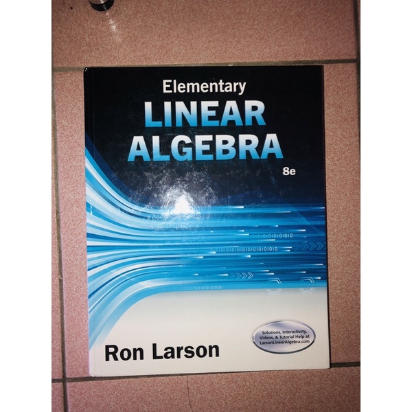 elementary linear algebra 8e Ron Larson | 蝦皮購物 elementary linear algebra 8e Ron Larson | 蝦皮購物
