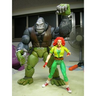Toybiz Marvel Legends Legendary BAF Monkeyman & O'Bryan 巨大猩猩 | 蝦皮購物