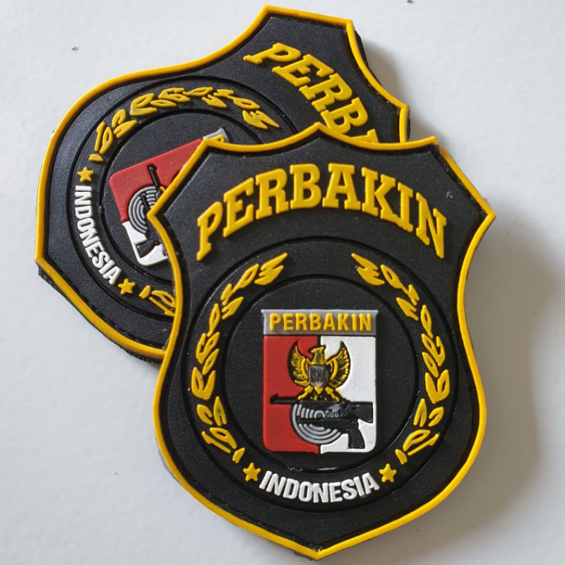 PRISAI PERBAKIN LOGO 橡膠貼片魔術貼狩獵橡膠徽章貼片 | 蝦皮購物