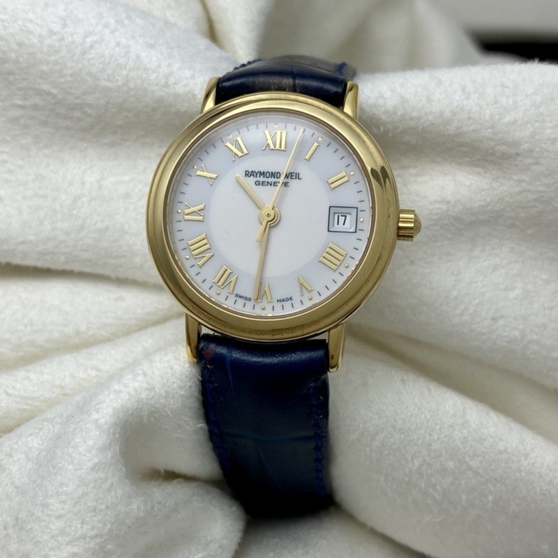 1984年錶款 瑞士 raymond weil 雷蒙威 18K金包金5374P 優雅 古典 女用石英錶 | 蝦皮購物