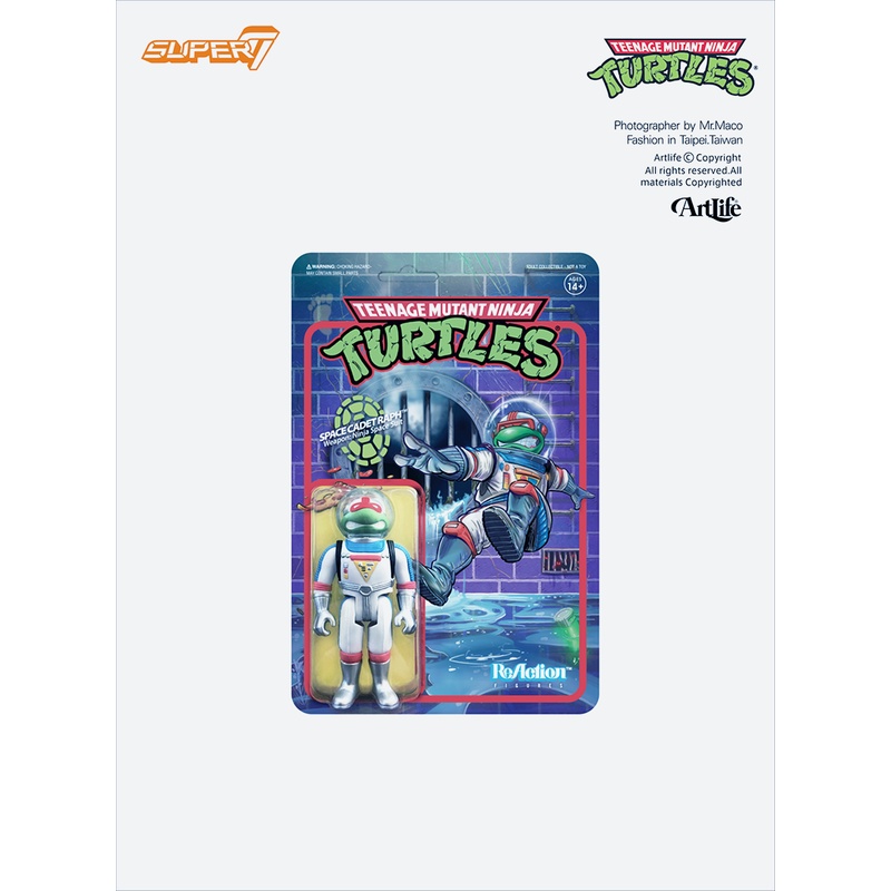 Artlife ㊁ SUPER7 ReAction TMNT Space Raphael 太空人 忍者龜 | 蝦皮購物