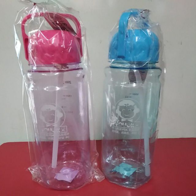 YOYOKI 樂活摔不破(手提)運動壺 2000ml【全新品-藍色、粉色】 | 蝦皮購物