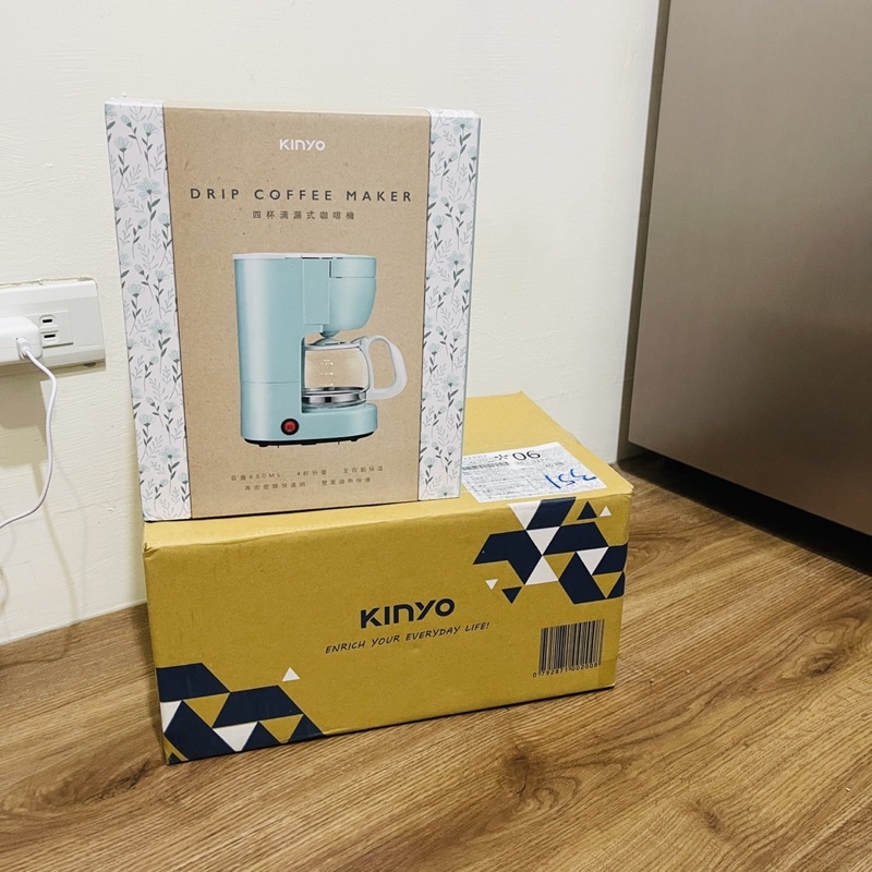 KINYO 四杯滴漏式咖啡機 CMH-7530 藍色 | 蝦皮購物