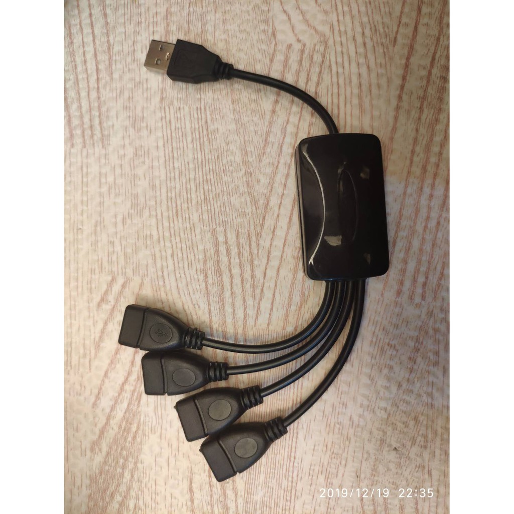 USB 1分4 4分 1公4母 4頭接線 4孔 轉接線 分接線 供電源傳輸 | 蝦皮購物