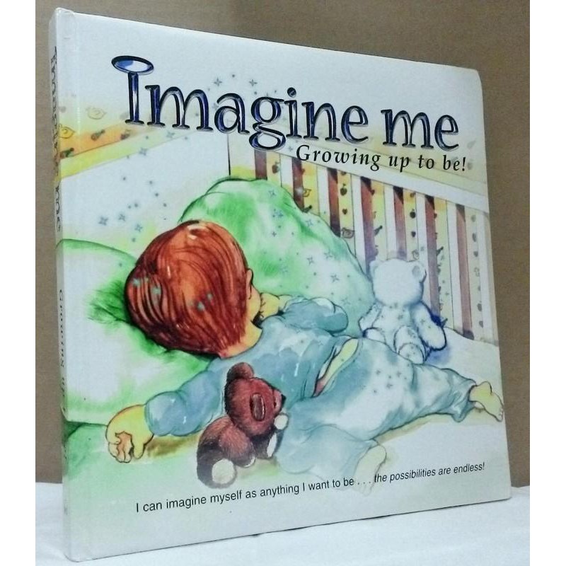 【吉兒圖書】硬板書《Imagine Me Growing up to Be》只要插入孩子的照片，讓他們想像長大後的樣子 | 蝦皮購物