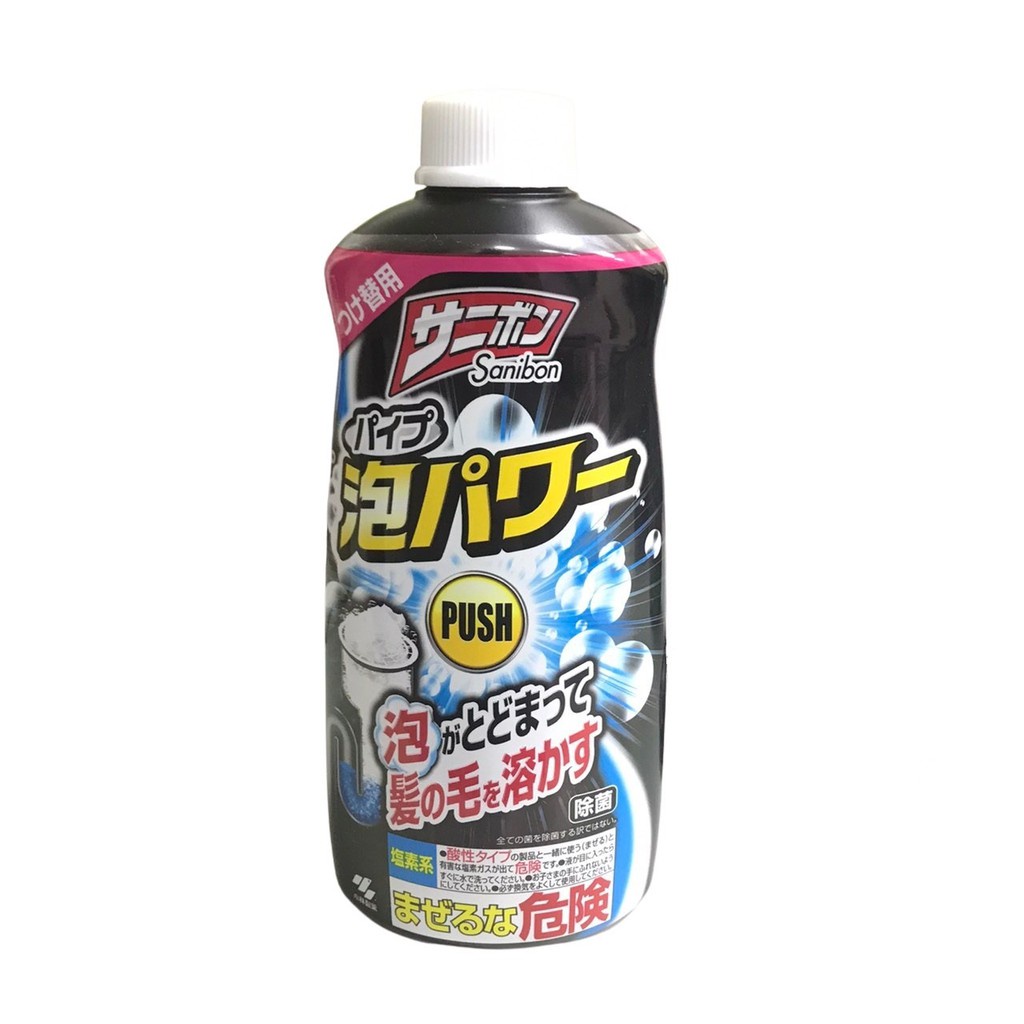 【小林製藥】Sanibon 泡沫水管清潔疏通劑 - 400ml 多用途:疏通、除臭、清潔一次搞定 | 蝦皮購物