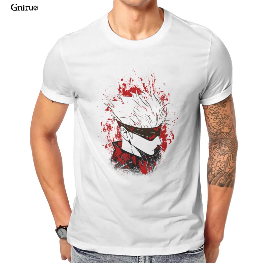 批發 Satoru Gojou 日本動漫 Jujutsu Kaisen 白色情侶審美 2021 男裝 124567 | 蝦皮購物