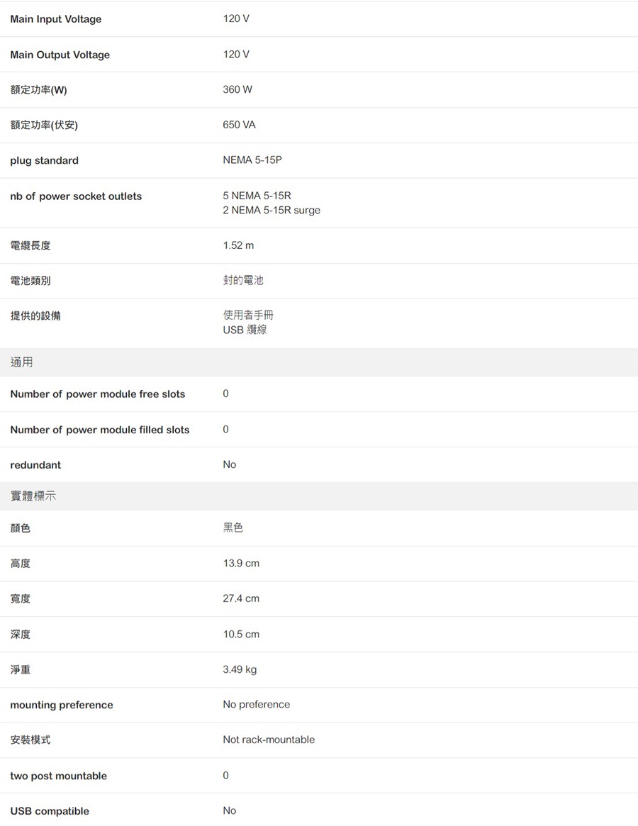 APC BN650M1-TW 650VA/360W 離線式 家庭網路用UPS 不斷電系統 | 蝦皮購物