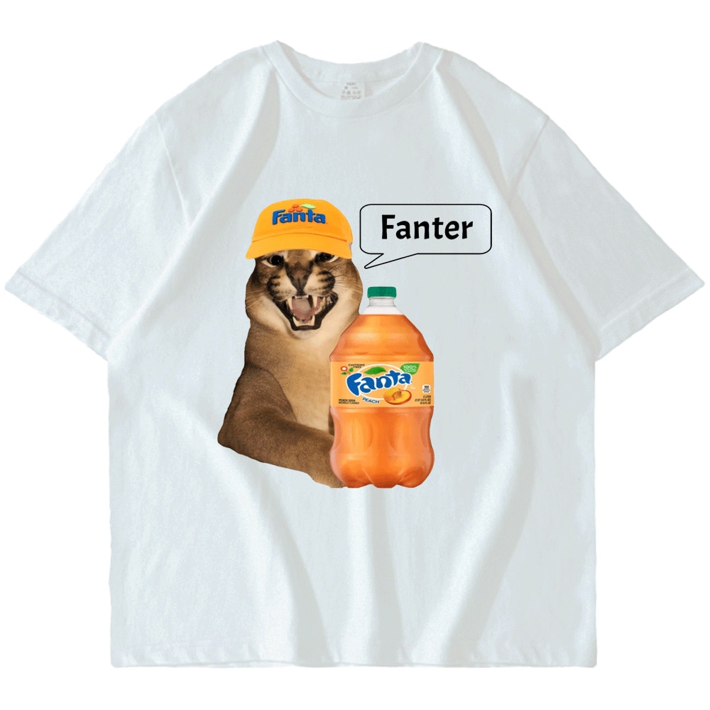 勵志 Big Floppa Cat Meme Fanter T 恤男式女式 2022 卡通搞笑短袖 T 恤街頭 T 恤上 | 蝦皮購物