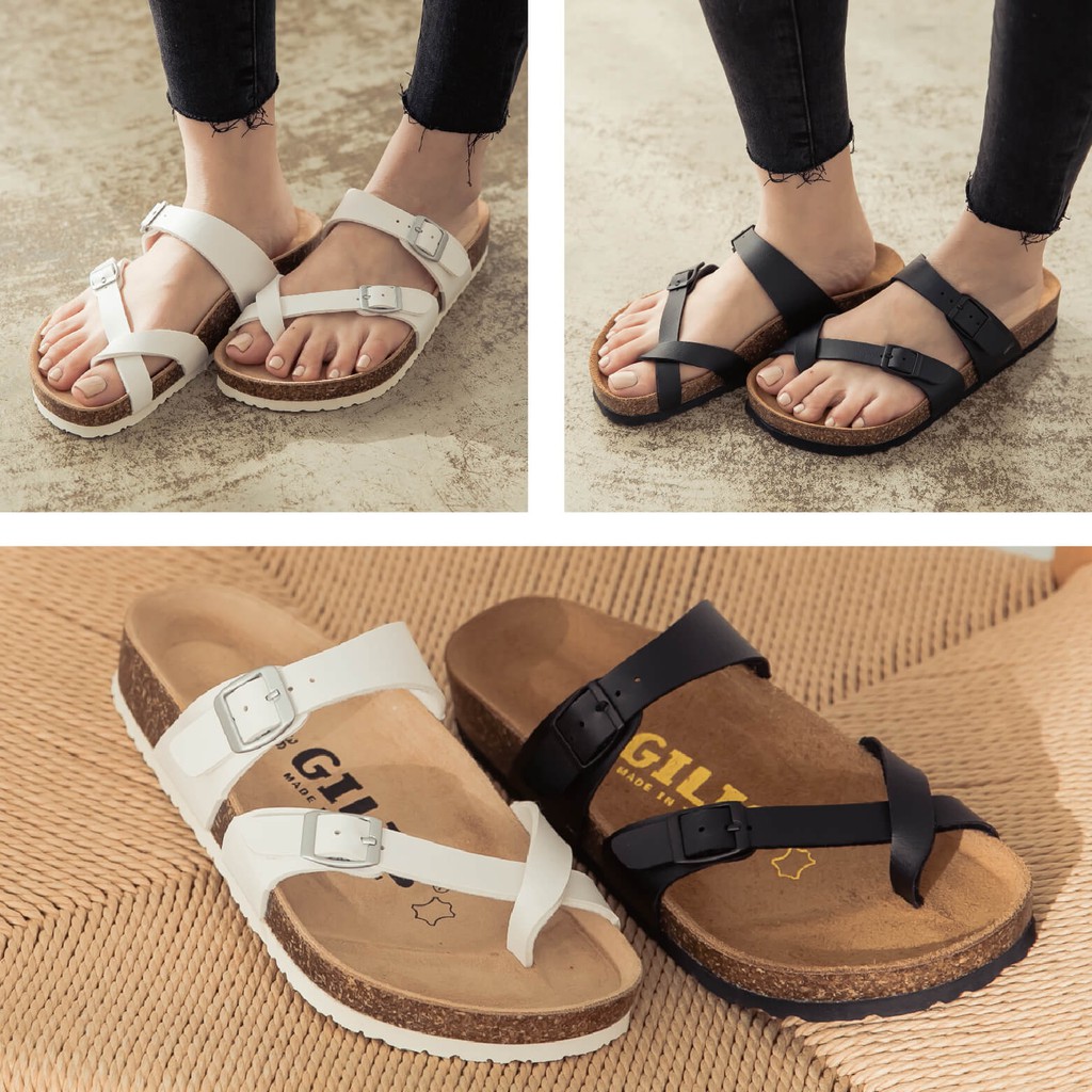 GILIS-MIT蝴蝶拖鞋(女) 拖鞋 勃肯拖鞋 推薦款 平底 休閒 休閒拖鞋 涼鞋 | 蝦皮購物