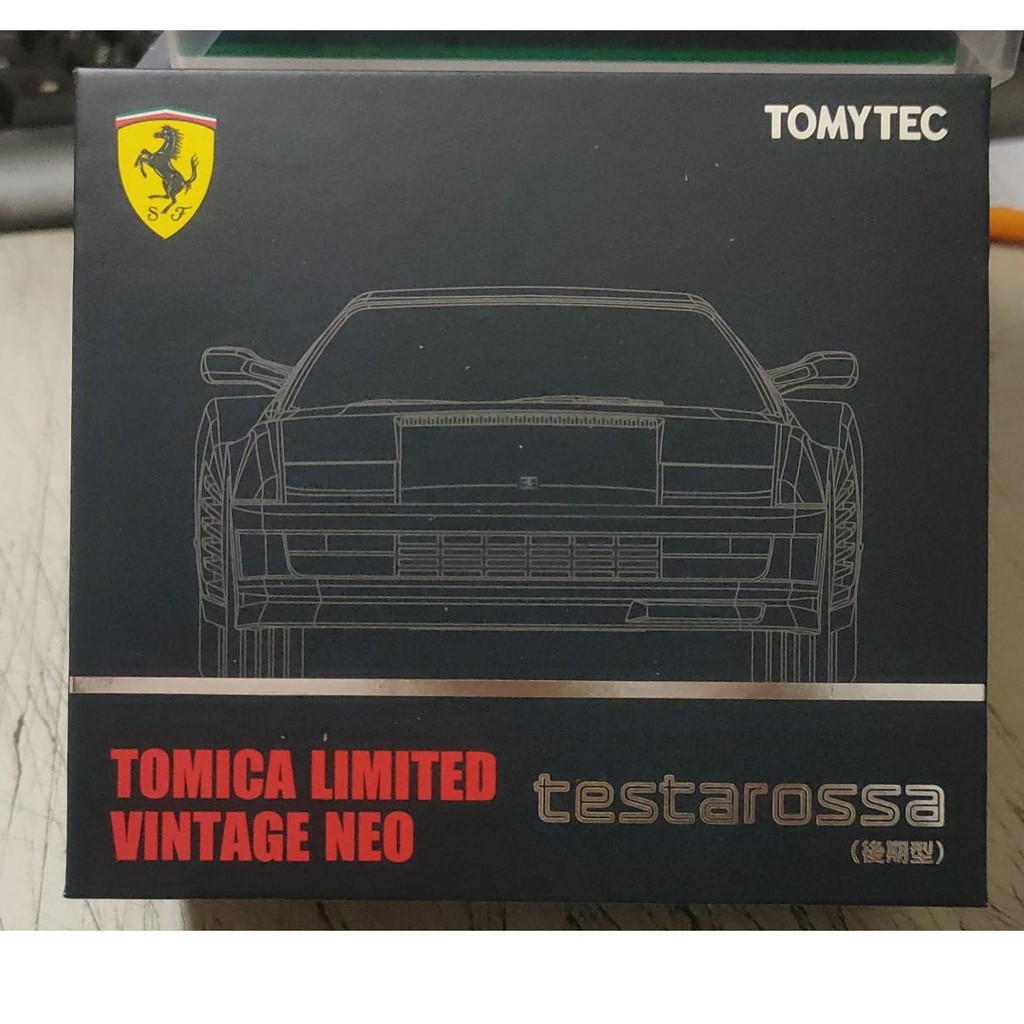 (現貨) Tomytec Tomica 多美 Testarossa (後期型) Ferrari 法拉利 TLV 黑 | 蝦皮購物