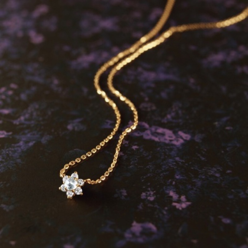 Agete 2018 聖誕 耶誕 限量 絕版 禮盒 有保卡 18k k金 鑽石 項鍊 | 蝦皮購物