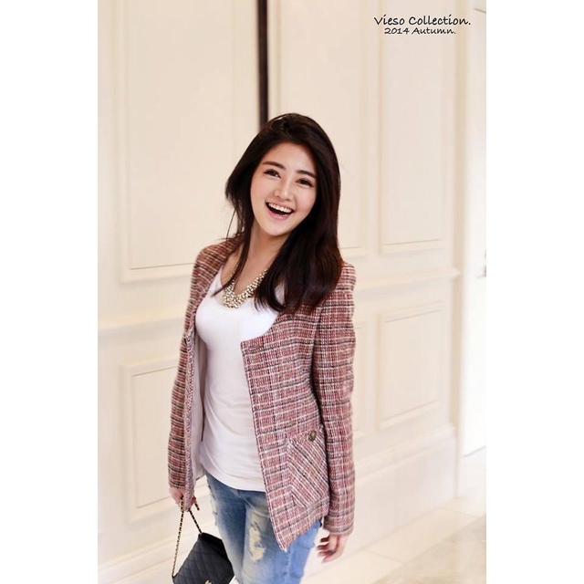 Vieso小香風毛呢外套E082～披著就貴氣！ | 蝦皮購物