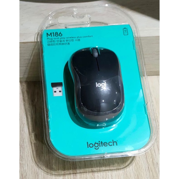 Logitech 羅技 M186 無線光學滑鼠 | 蝦皮購物