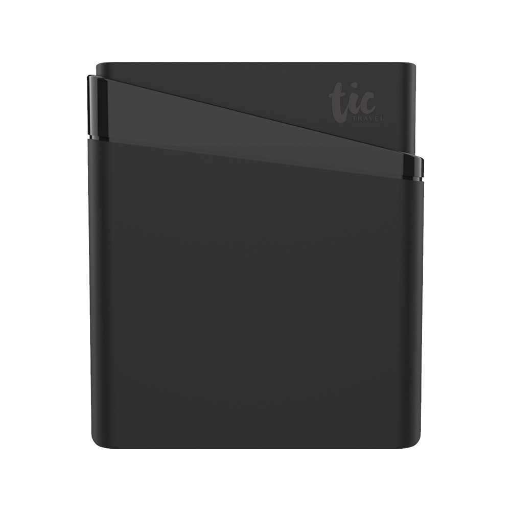 TIC ORAL CARE & RAZOR 旅行清潔刮鬍組-黑色 牙刷 牙膏 刮鬍刀 漱口水 鏡子 隨身組 盥洗包 環保 | 蝦皮購物